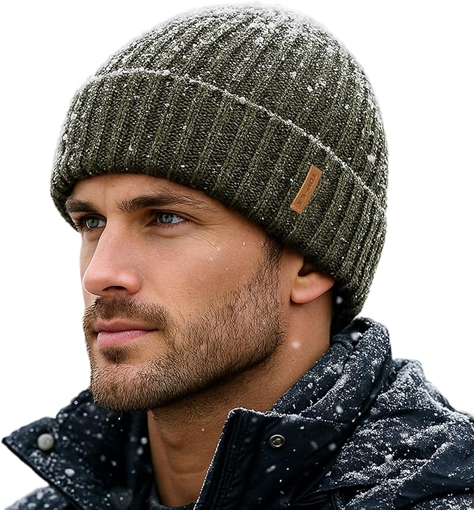 DryKnit™ Waterproof Fleece Lined Thermal Beanie Hat – TOP-EX